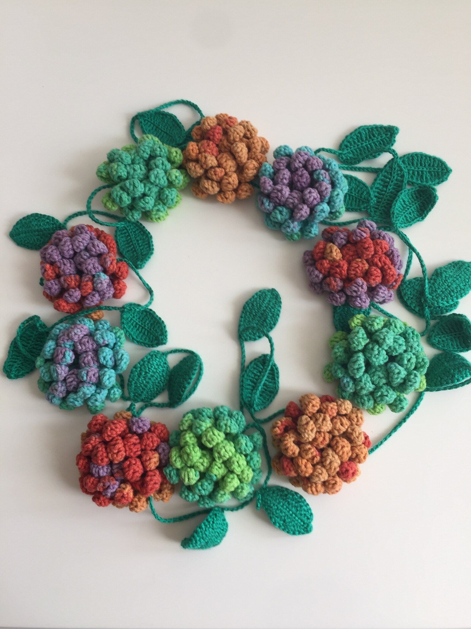 Mum Flower Necklace Flower Crochet Scarf Chrysanthemum - Etsy