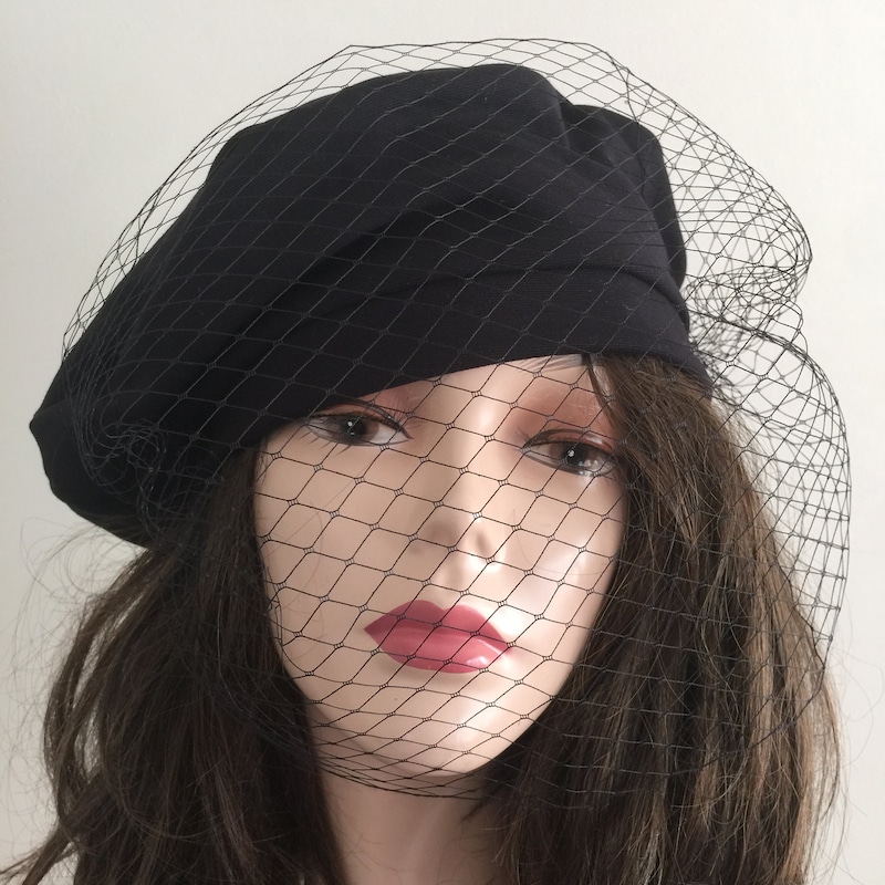 Hat With Veil - Etsy