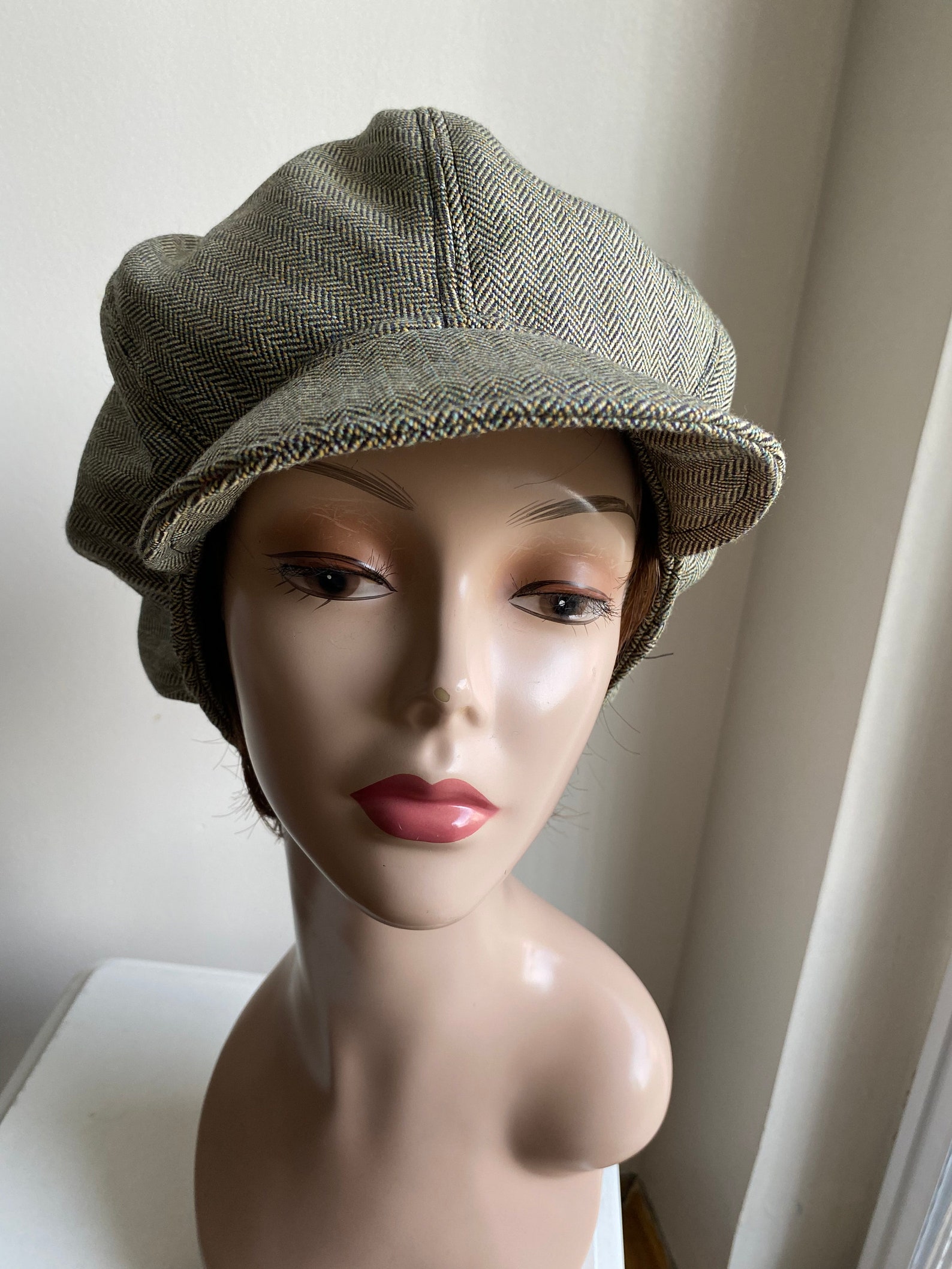 Wool Newsboy Cap Paperboy baker Boy apple Hat Slouchy - Etsy