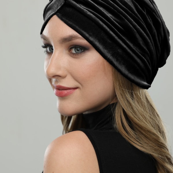 Velvet Bohemian Head Wrap - Etsy