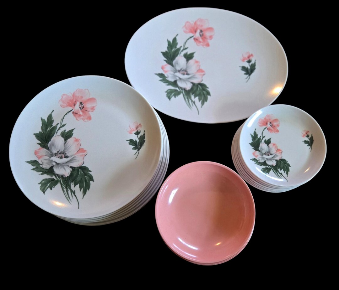 Boontonware Somerset Melmac 23 Pc Set - Etsy