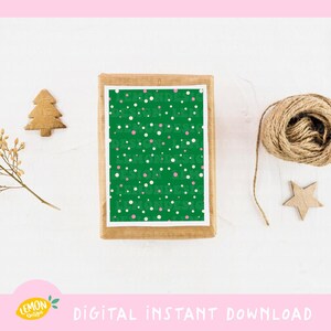 Christmas Pattern PNG Clipart Bundle, Retro Holiday Frame Borders, Pink ...