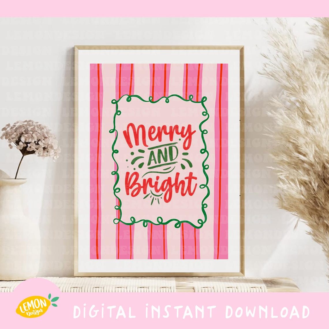 30 Christmas Frames PNG Clipart Bundle, Retro Holiday Frame Borders ...