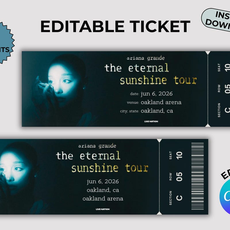 Concert Poster Template - Etsy