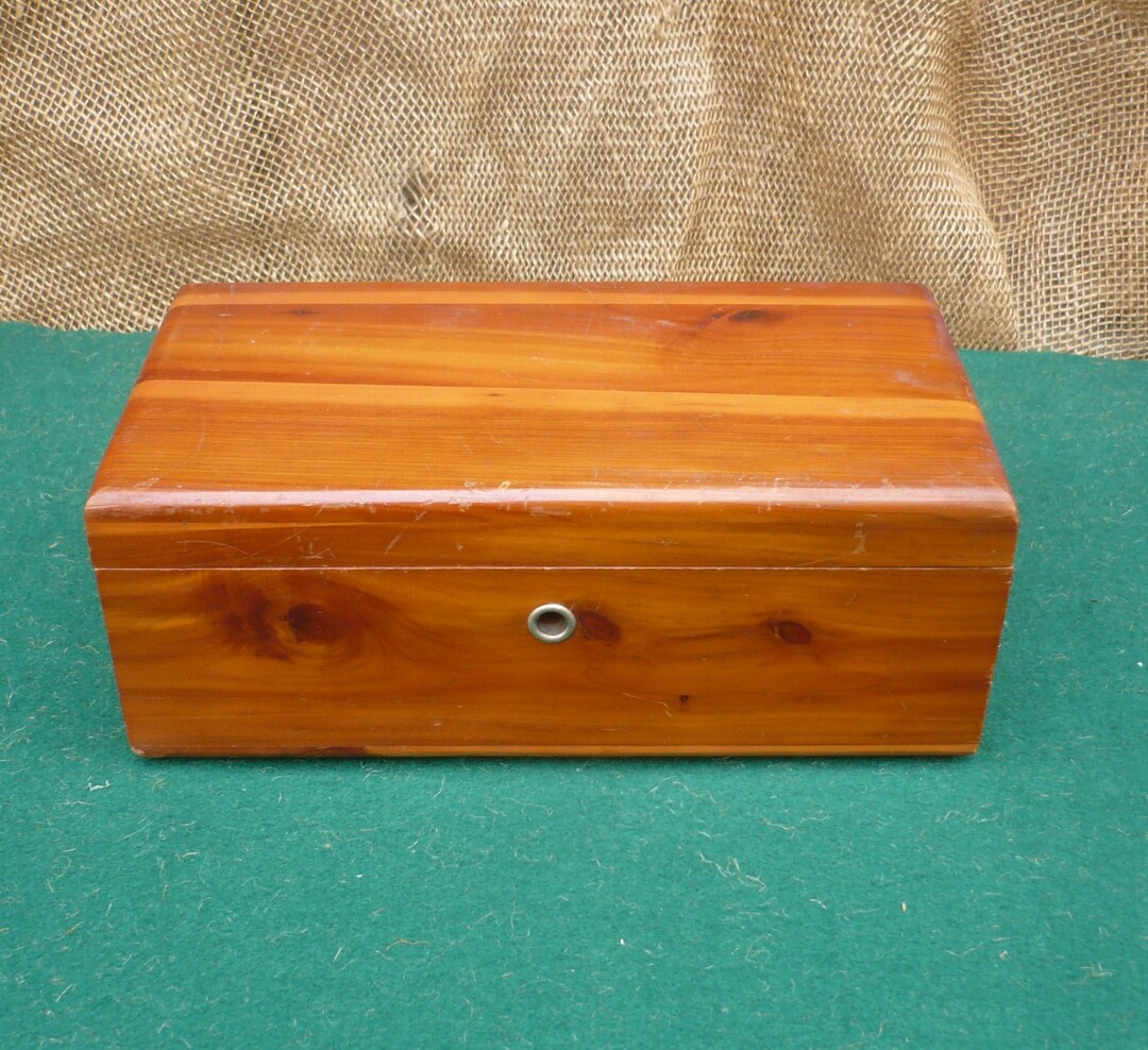 Vintage LANE Cedar Box - Etsy