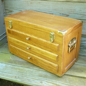 Vintage Machinists Style Tool Box - Etsy