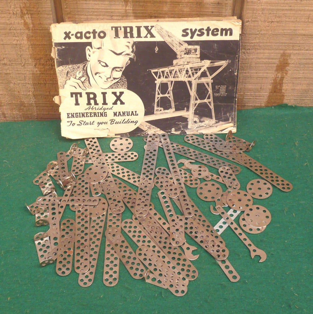 Vintage X-acto Trix Construction System-hard to FIND - Etsy