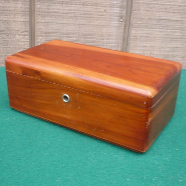 Lane Cedar Chest Jewelry Box - Etsy