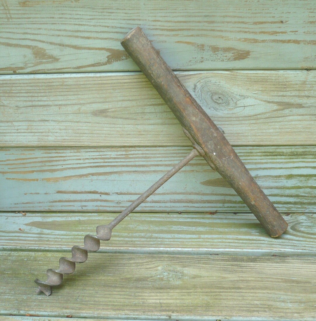 Antique Hand Auger - Etsy
