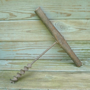 Antique Hand Auger - Etsy