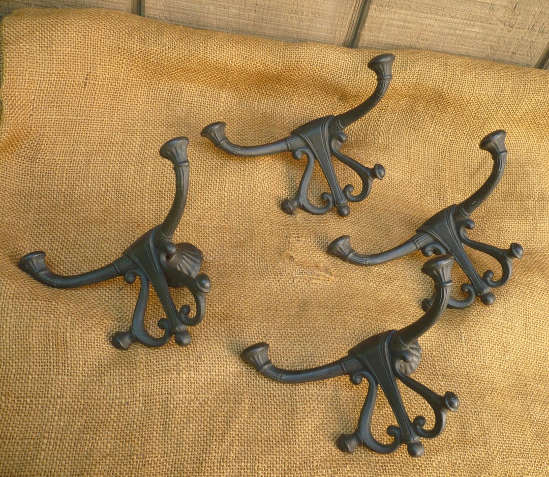 Victorian Coat Hooks-cast Iron Hall Tree Hooks - Etsy