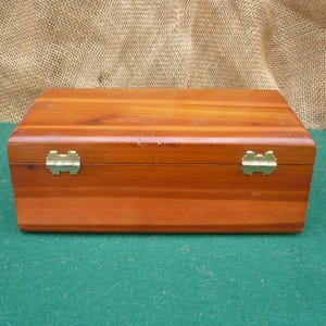 Vintage LANE Cedar Box - Etsy