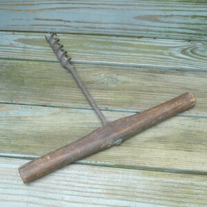 Antique Hand Auger - Etsy