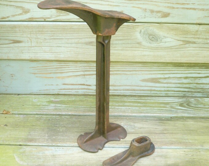 Antique Cobbler's Shoe Stand PLUS 2 Shoe Forms - Etsy