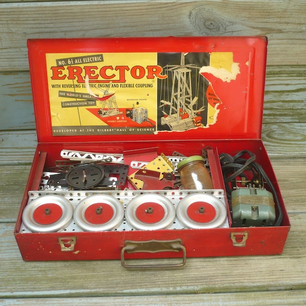 Vintage Erector Sets - Etsy