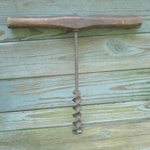 Antique Hand Auger - Etsy