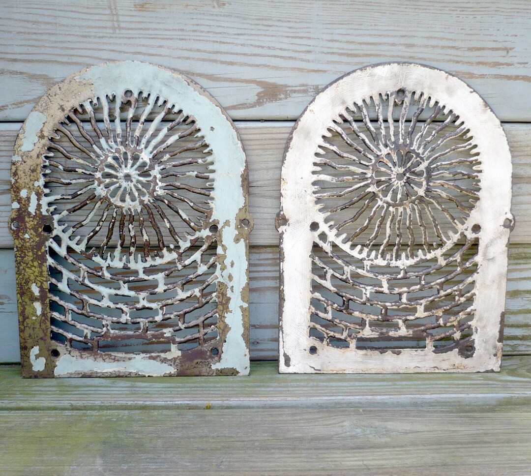Antique Cast Iron Register Covers - Etsy