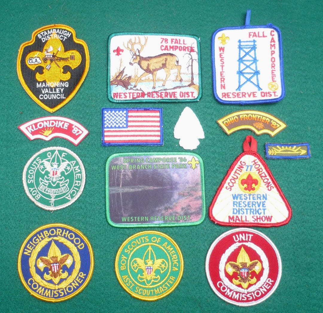 14 Vintage BOY SCOUT Patches - Etsy