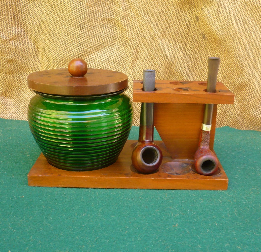Vintage Pipe Rack and Humidor - Etsy