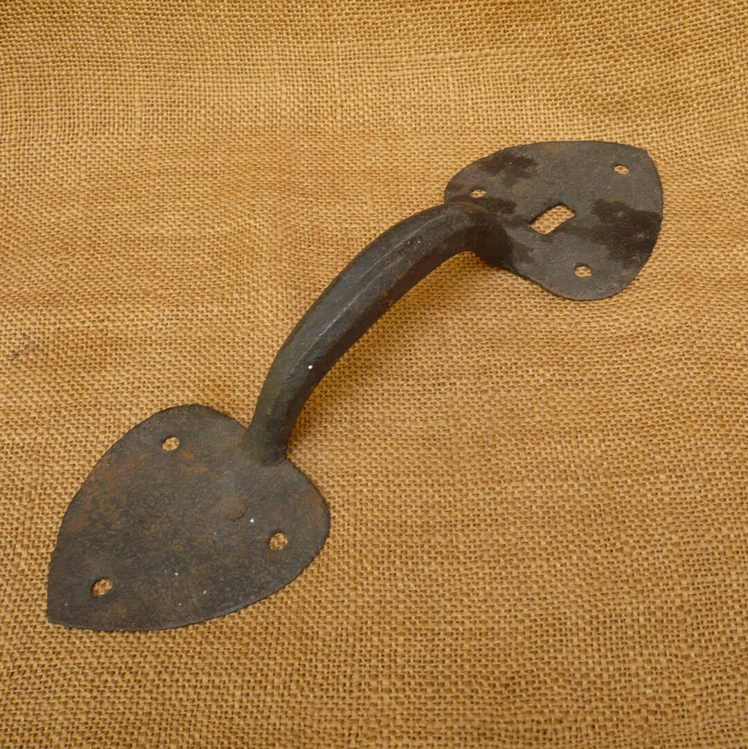 Antique Cast Iron Door Handle-large - Etsy