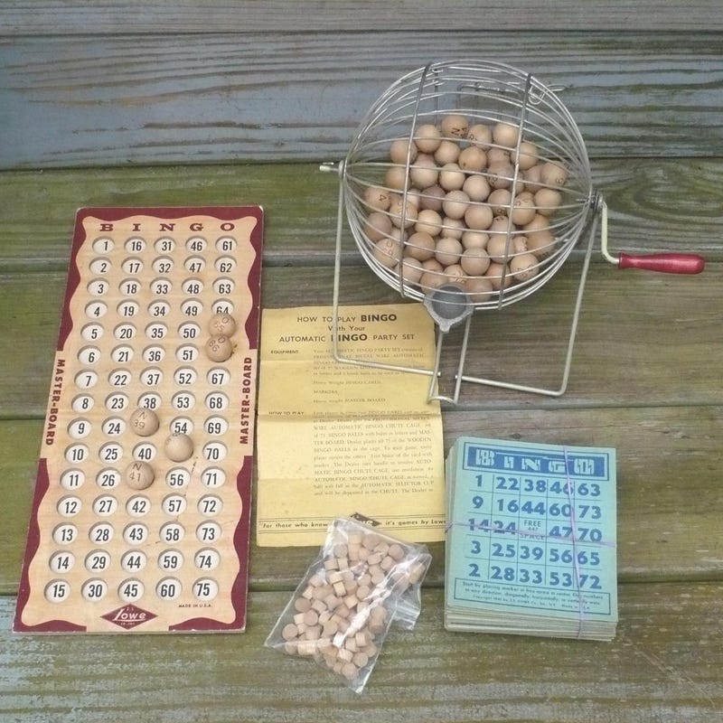 Bingo Set - Etsy