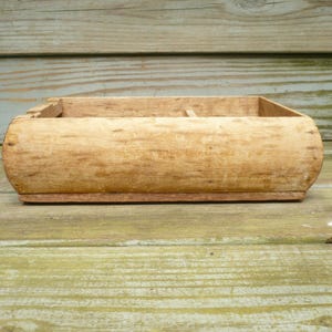 Vintage Wood Box-unusual Round Sides - Etsy