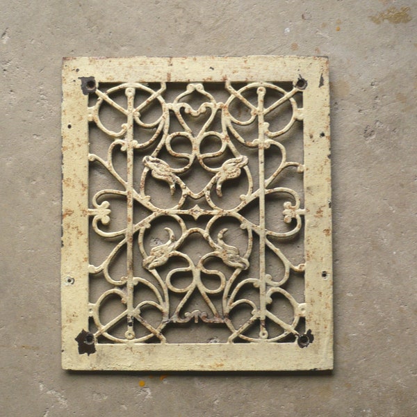 Antique Cast Iron Register Cover - Etsy