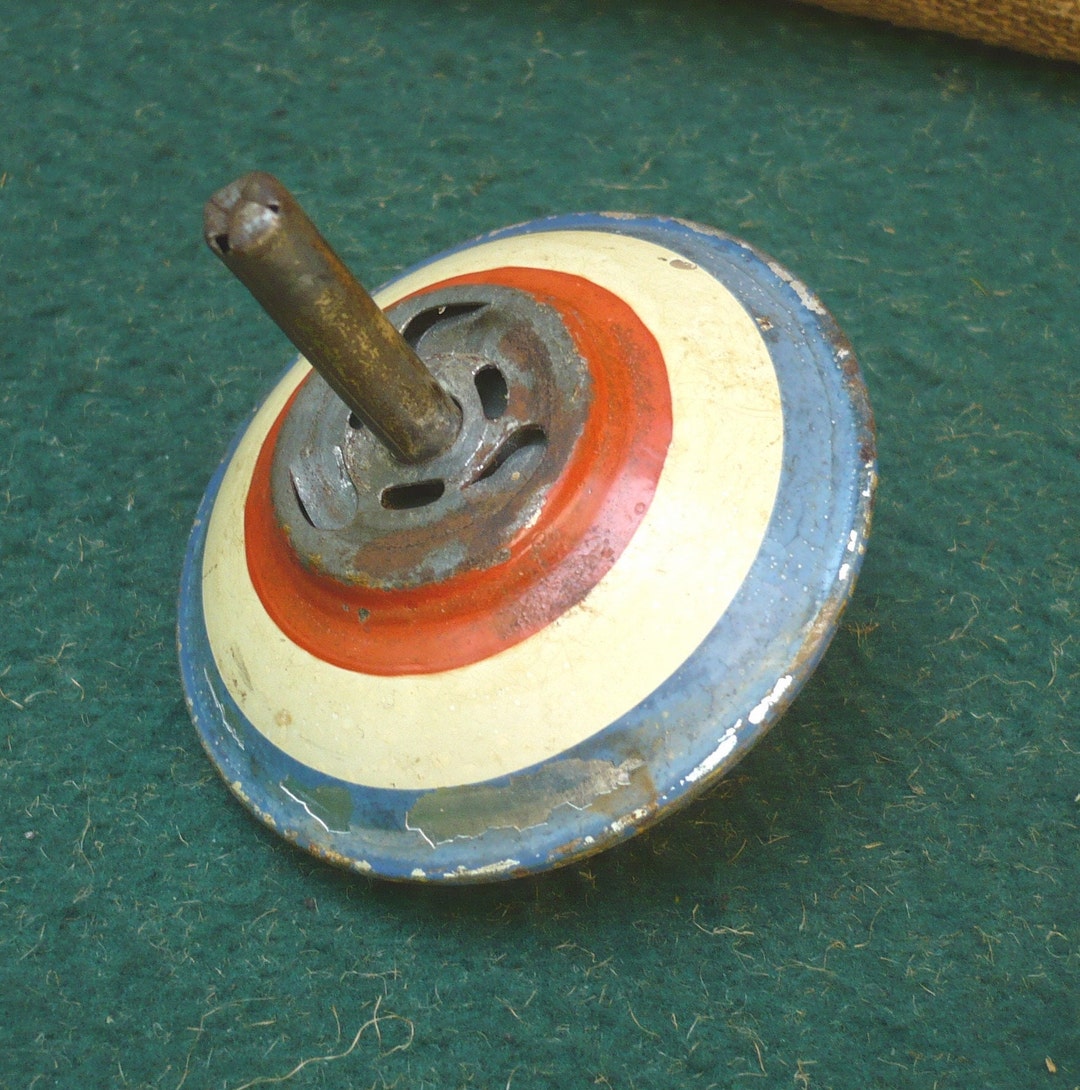 Vintage Spinning Top - Etsy