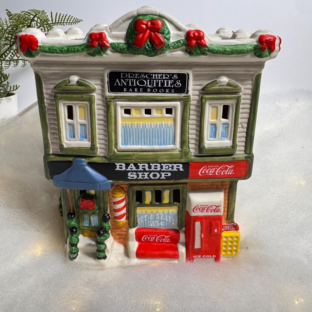 Drescher’s Antiques Rare Books Christmas Village House by Department 56 ...