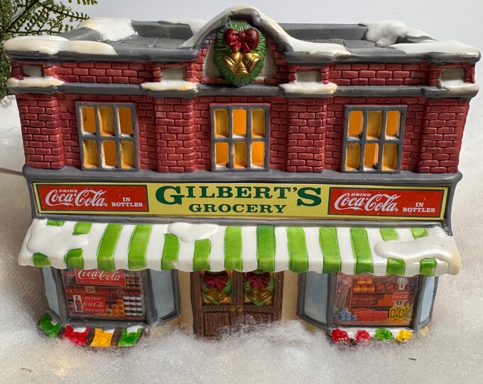 Gilbert’s Grocery Christmas Village House Coca Cola Series by Dept 56 ...