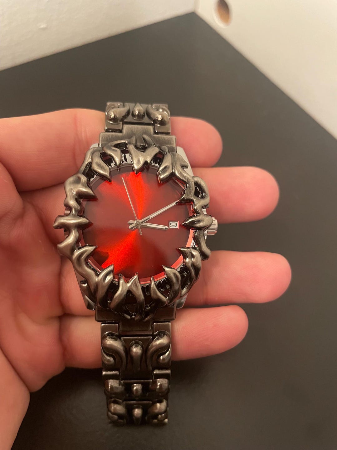 Alabaster Claw Watch Red Face - Etsy