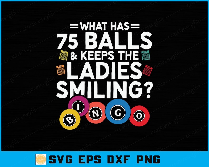 Funny Bingo SVG: Ladies Smiling Design (digital File) - Etsy