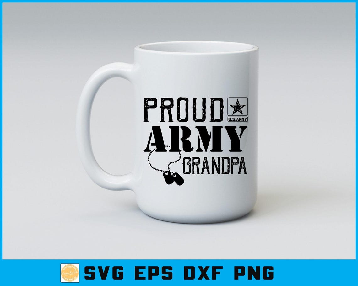 US Army Grandpa SVG: Military Pride Shirt Design (digital File) - Etsy