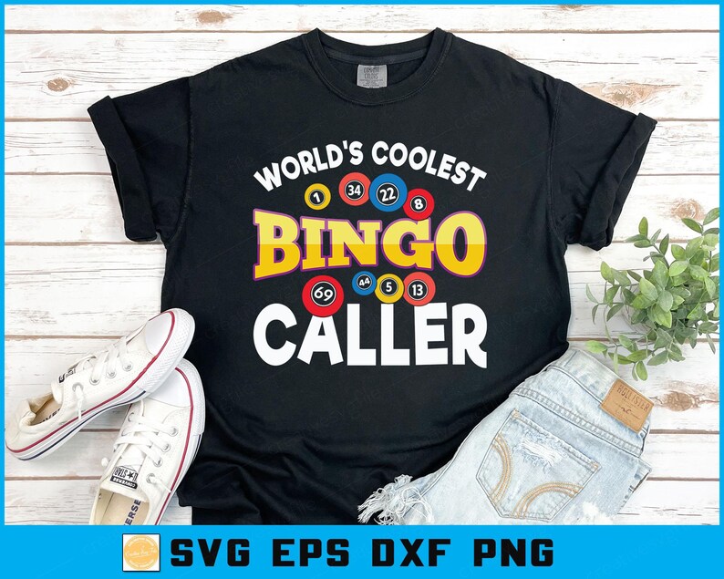 World's Coolest Bingo Caller SVG PNG - Funny Quote Cutting File - Etsy