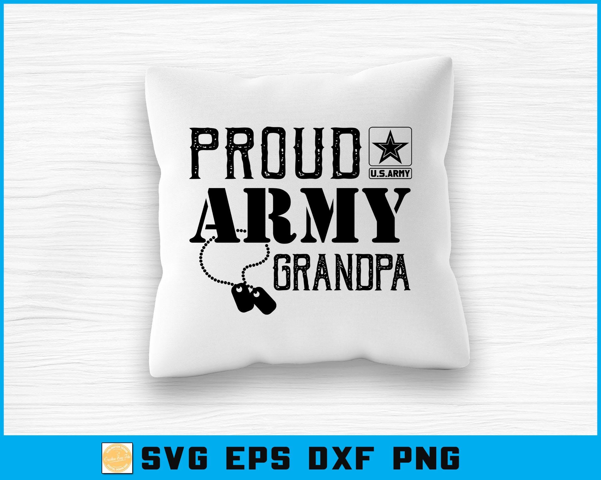US Army Grandpa SVG: Military Pride Shirt Design (digital File) - Etsy