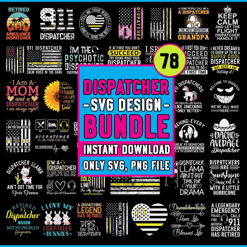 911 Dispatch Dxf - Etsy