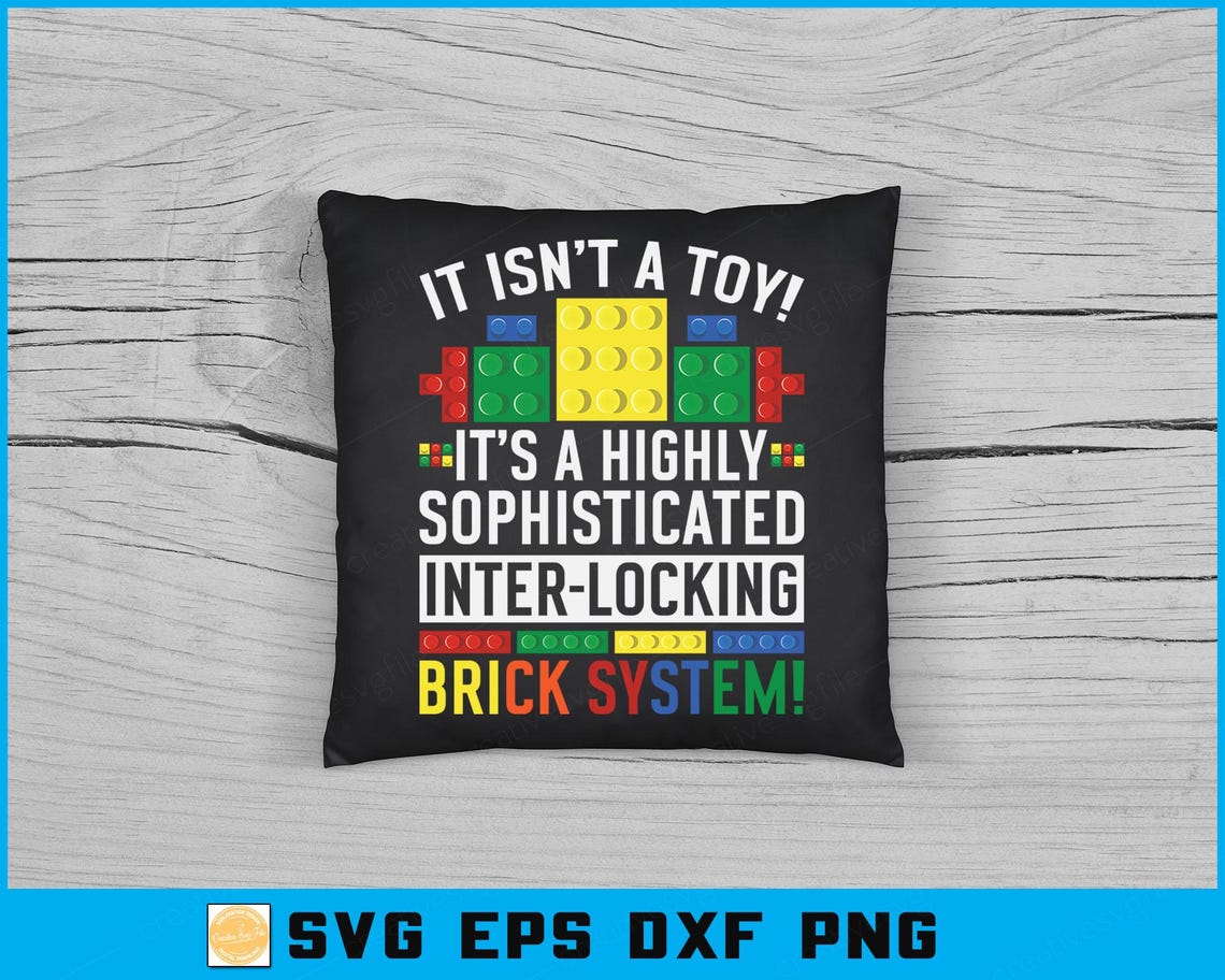 Master Builder Bricks Blocks Play Toys Svg, Building Block Svg Digital ...