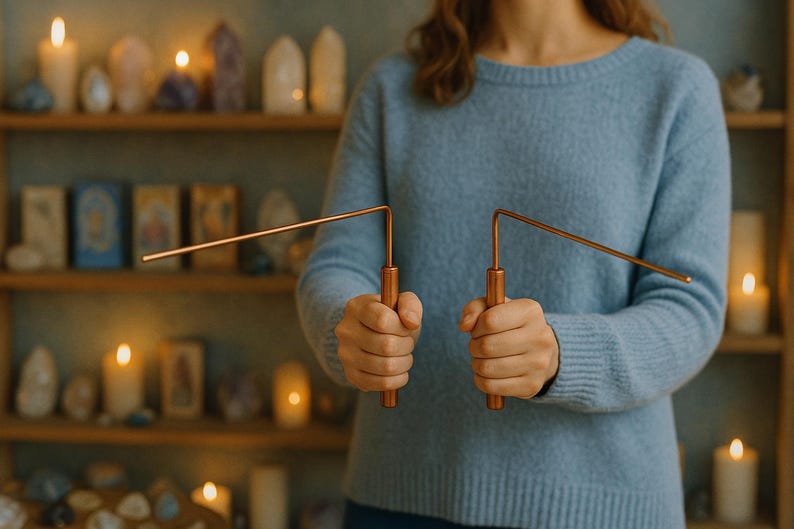 Psychic Medium Dowsing Rod Reading: 17 Questions Answered - Etsy