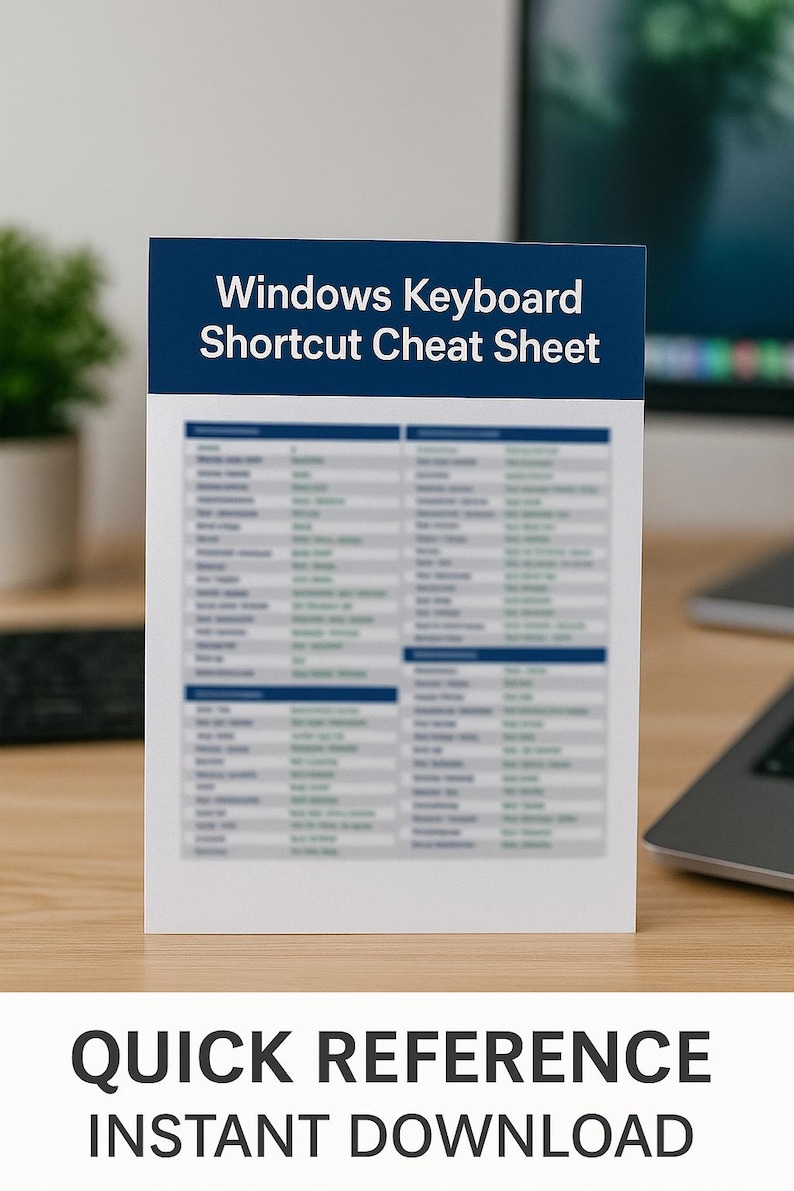 Beginners Windows Keyboard Shortcuts Cheat Sheet – Printable PDF ...
