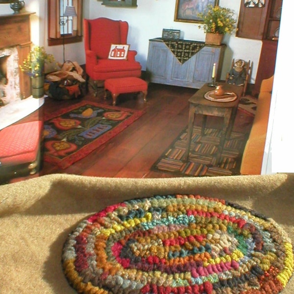 Hooked Chair Pads - Etsy