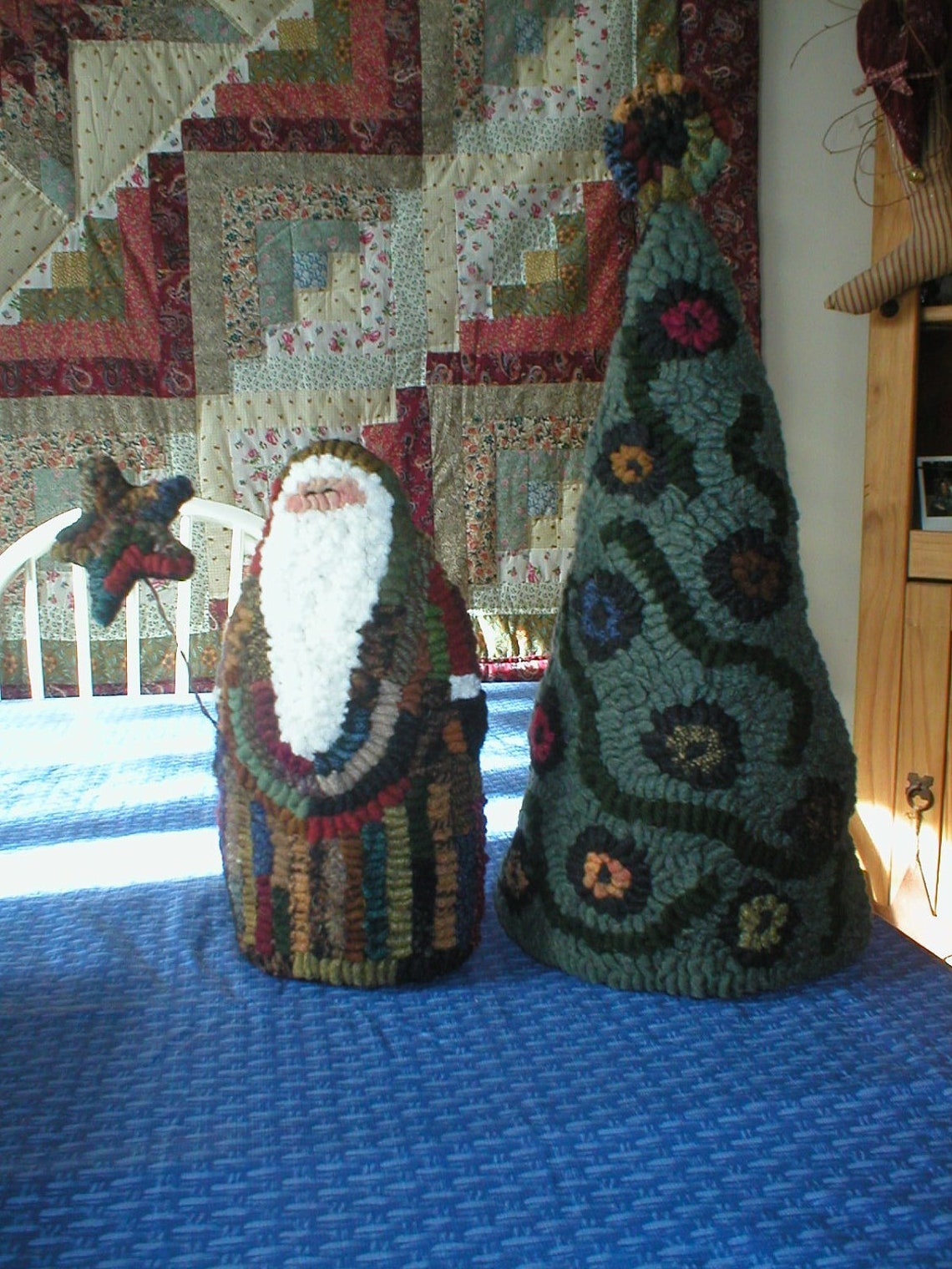 Hooked Rug Penny Tree PDF Pattern Rue23paris Hooked Penny Tree - Etsy