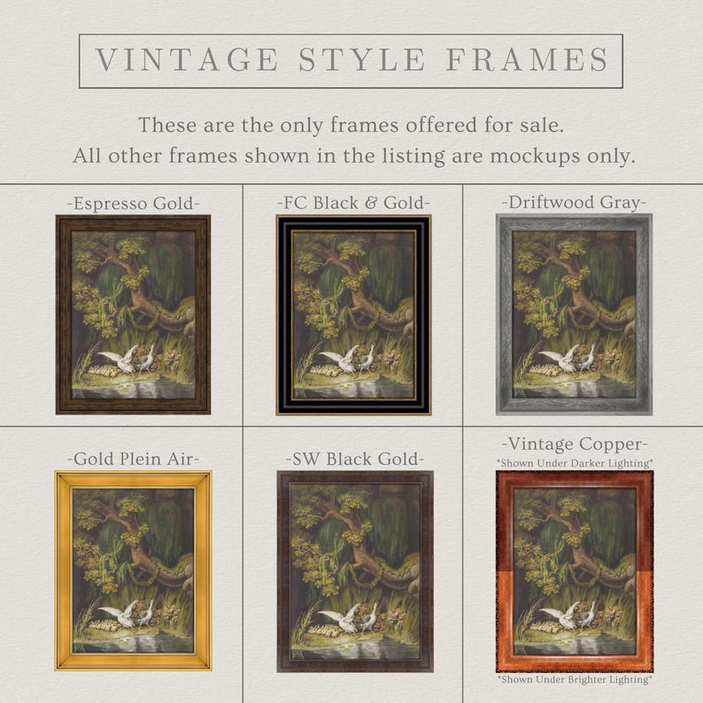 Vintage Woodland Fable Painting | Antique Animal Story Artwork | Rustic ...