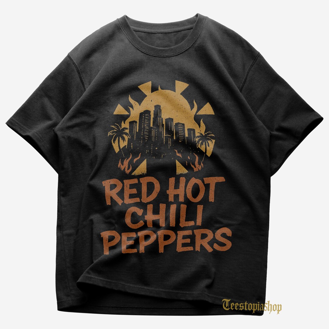 Red Hot Chili Peppers T-shirt - Rock Music Shirt - Can't Stop - Scar ...