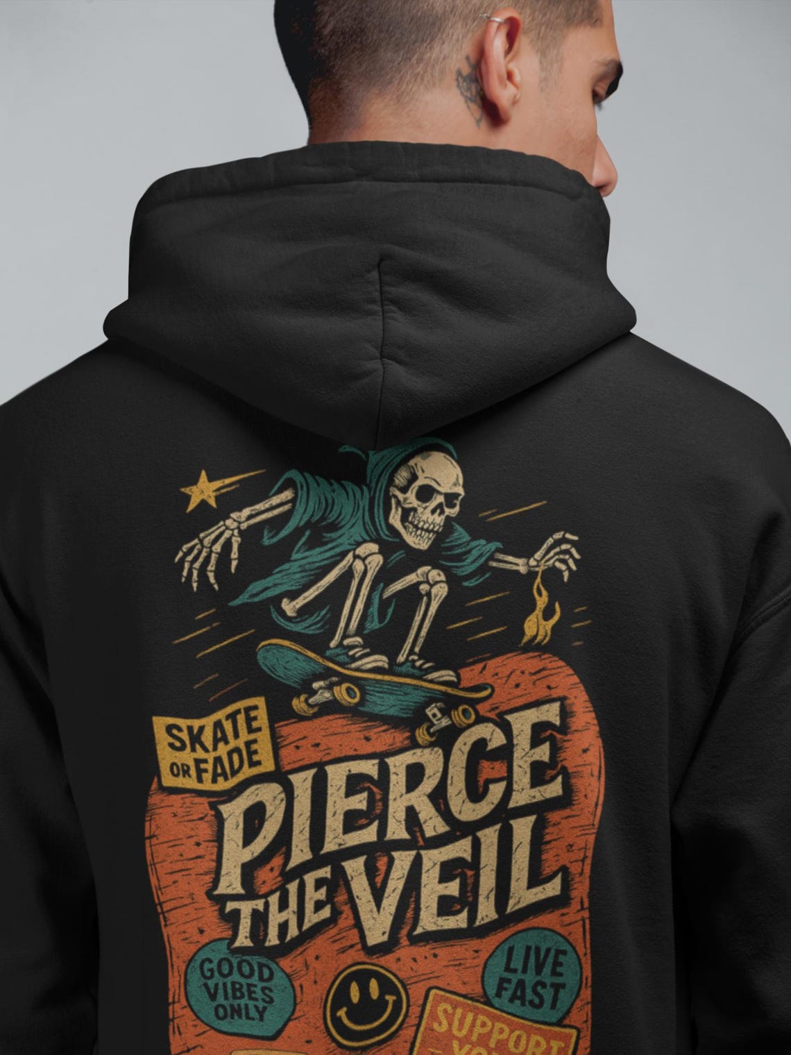 Pierce the Veil Hoodie - Caraphernelia - Collide With the Sky - Pierce ...
