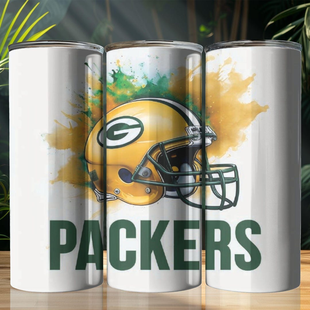 Green Bay Packers Watercolor Helmet Art Print | NFL Football Wall Decor ...