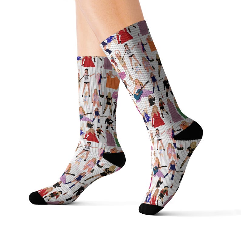 Swifty Iconic Era Inspired Fan Socks Celebrate Every Musical Era in ...