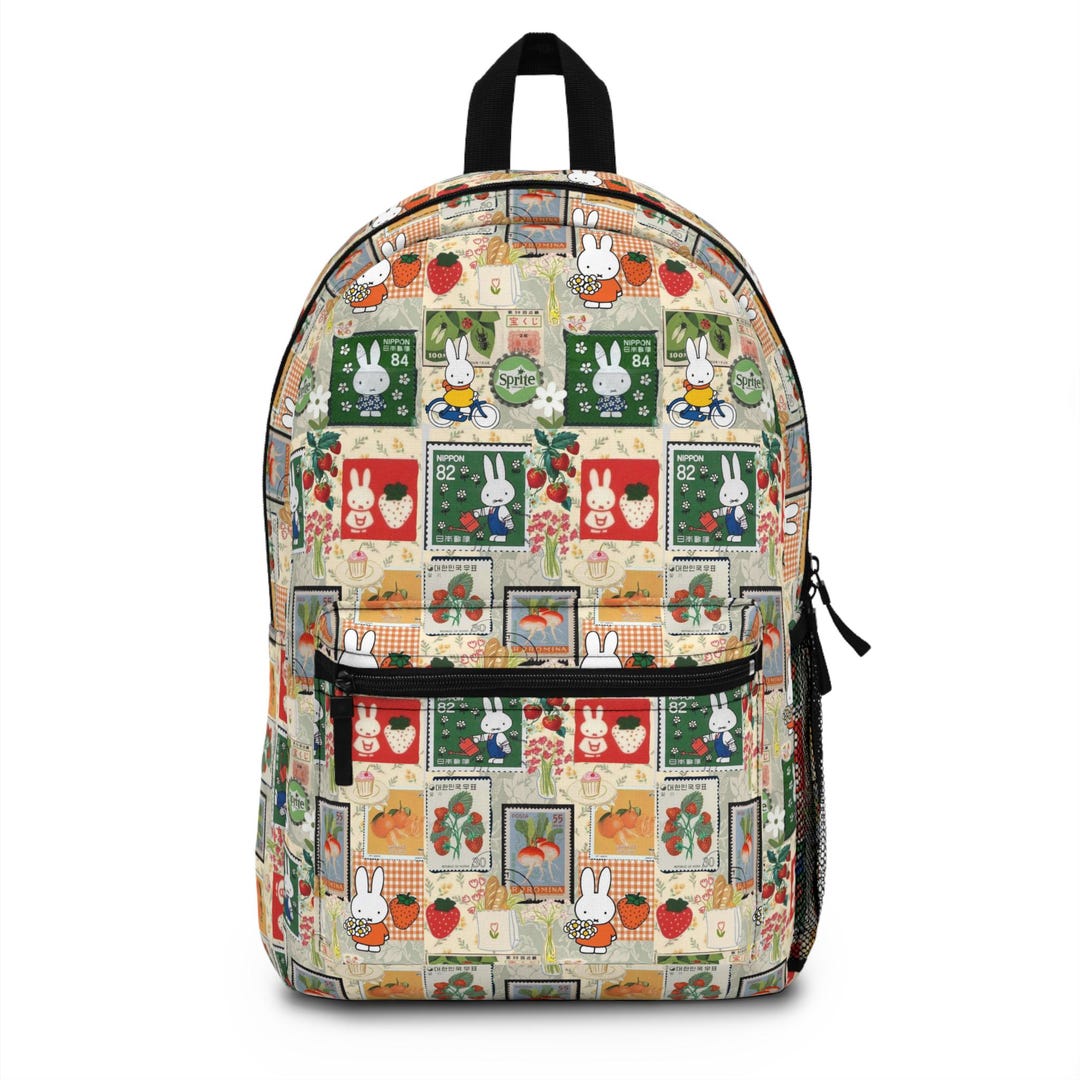 Miffy Backpack Japanese Aesthetic Moodboard Backpack Cute Cartoon Bunny ...