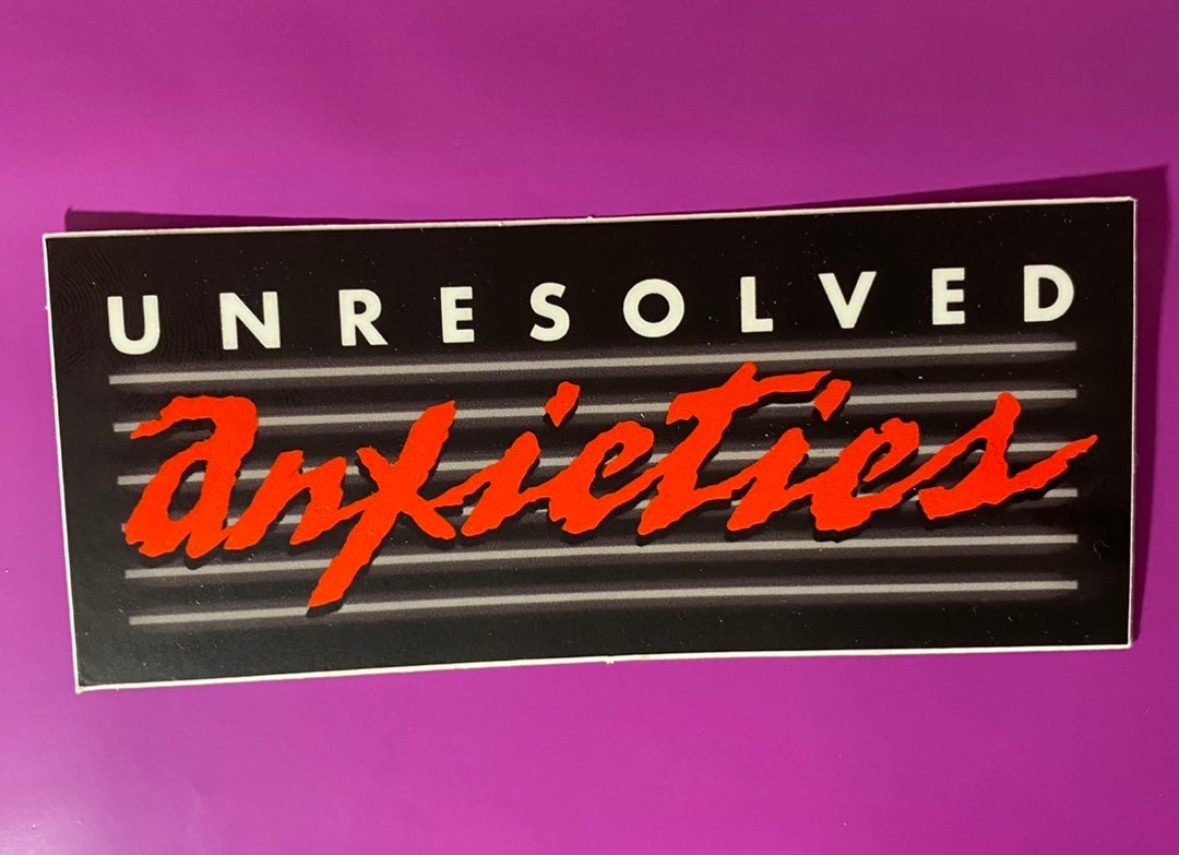 Sticker - Unresolved Anxieties (unsolved Mysteries) - Etsy