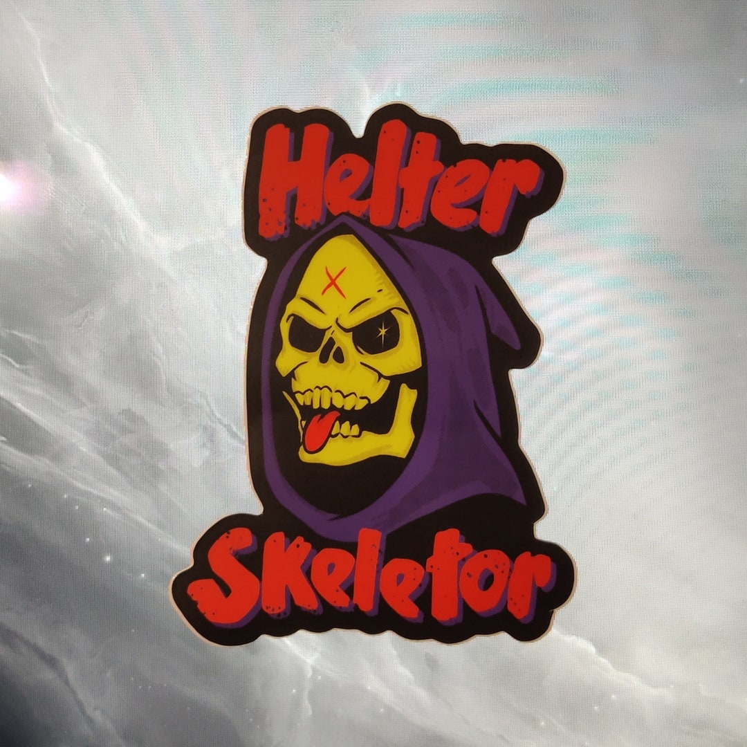 Sticker - Helter Skeletor - Etsy