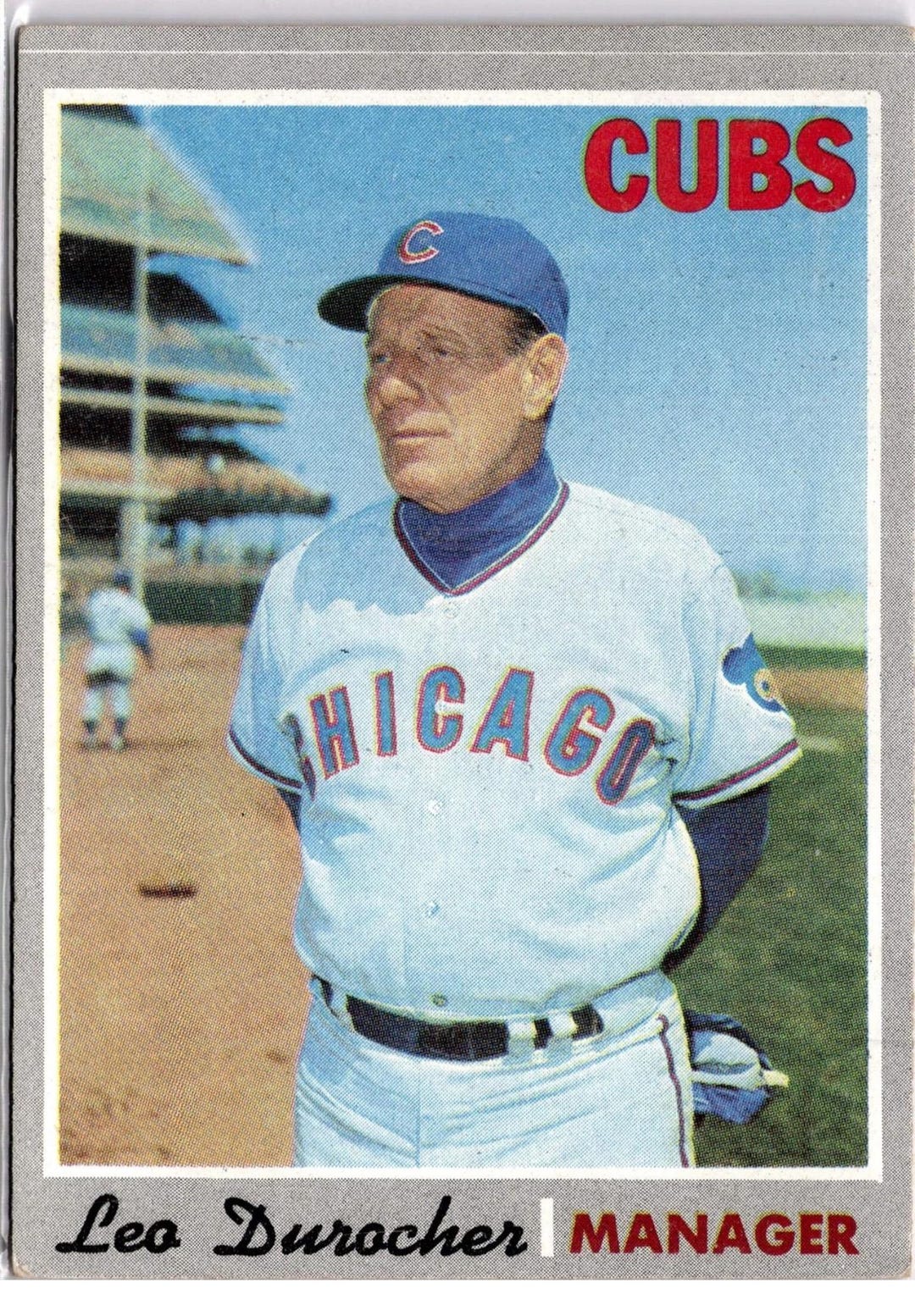 1970 Topps Leo Durocher #291 Chicago Cubs - Etsy